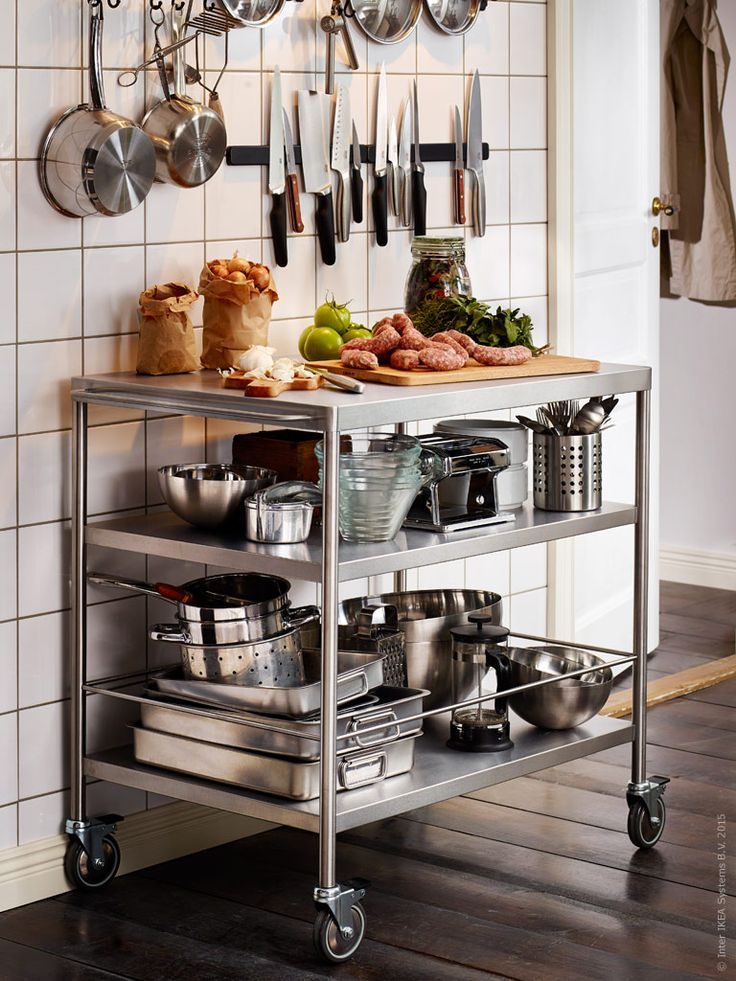12x Ideeën om een trolley in de keuken te gebruiken! - THESTYLEBOX