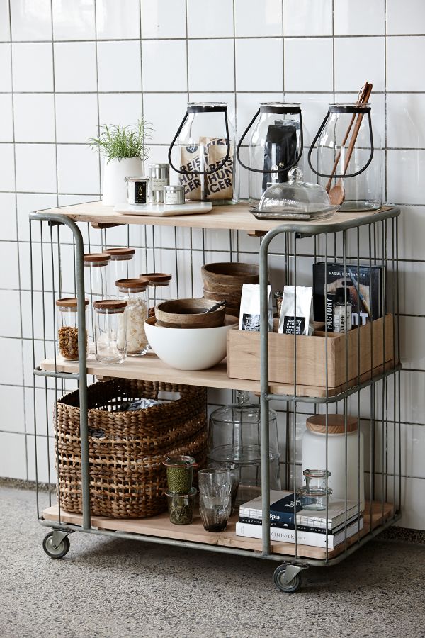 12x Ideeën om een trolley in de keuken te gebruiken! - THESTYLEBOX